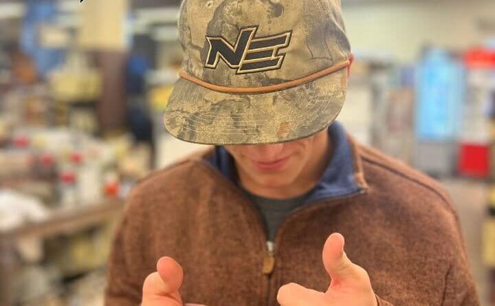 Student Noah models Lost Hat Co. cap at Northeast Bookstore | Alcorn ...